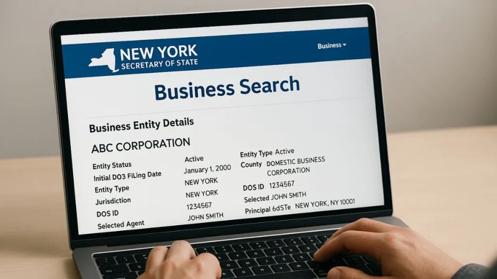 New York Secretary of State (SOS) Business Search 2025