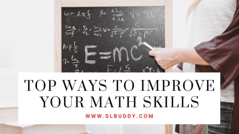 Top Ways To Improve Your Math Skills - slbuddy.com