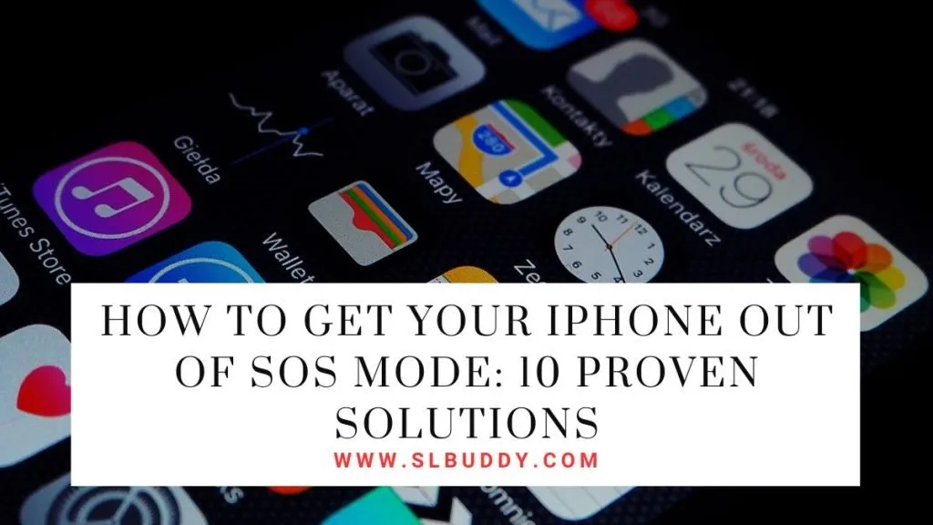 iPhone Stuck on SOS Mode? 8 Quick Fixes (2026 Guide)