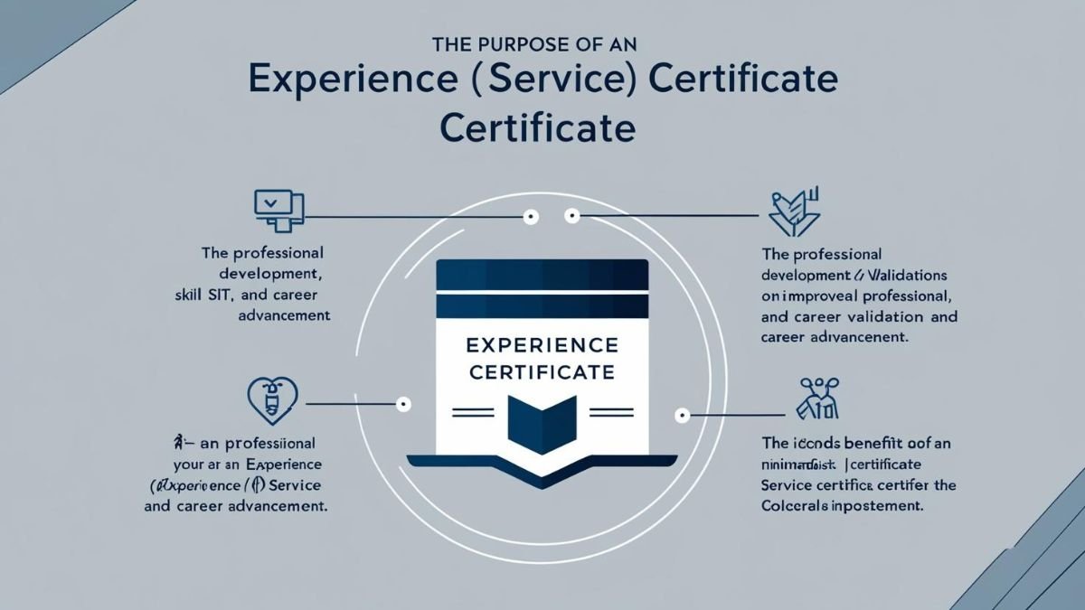 Write a Request Letter for Experience (Service) Certificate