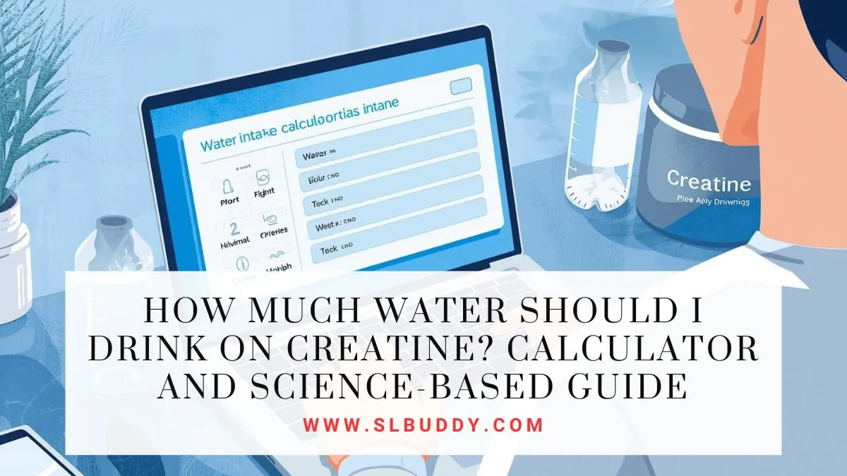 How Much Water Should I Drink on Creatine? Calculator