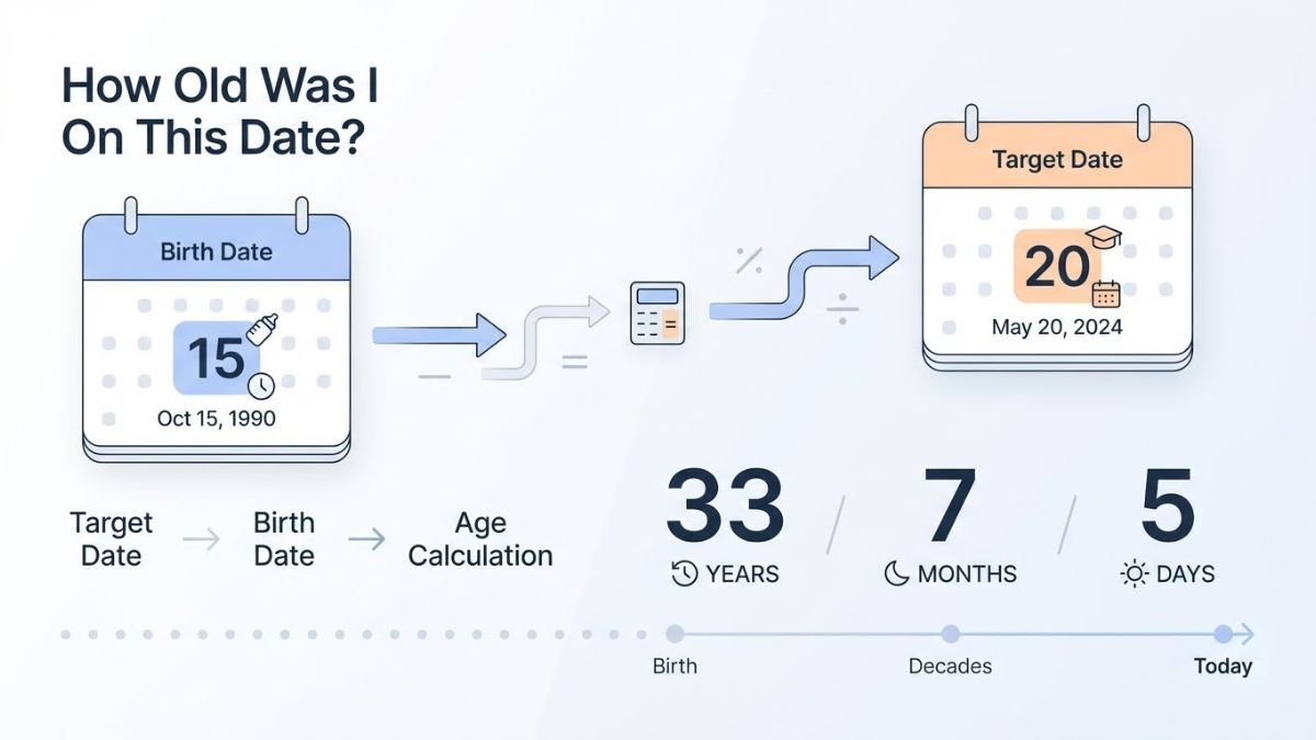 How Old Was I on This Date? Simple Way Calculate Your Age