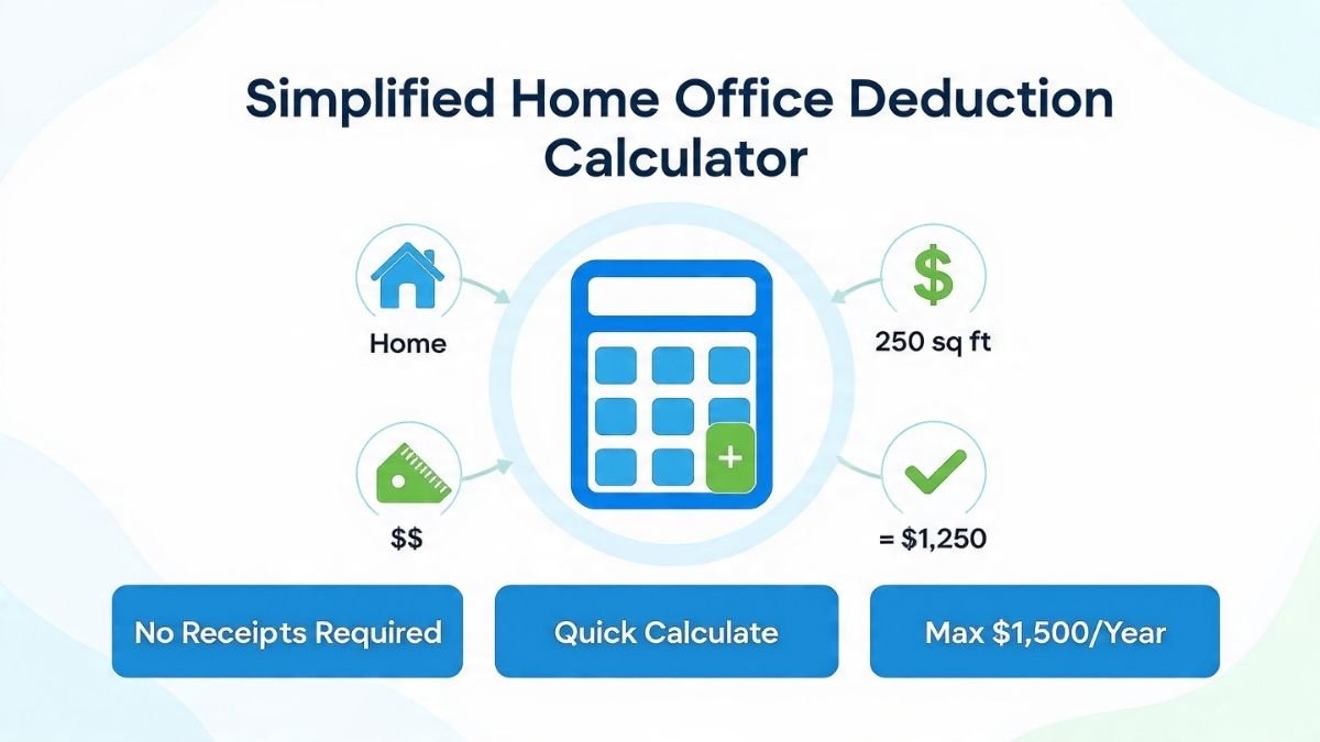 Home Office Deduction Calculator 2026 | Simplified