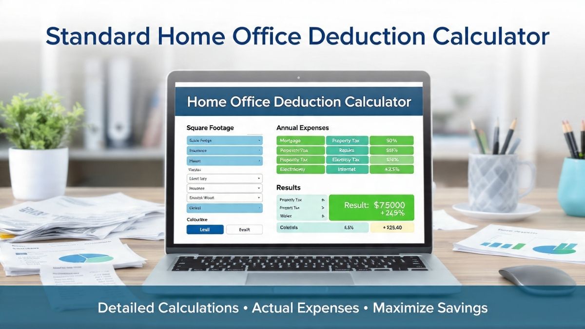 Home Office Deduction Calculator 2026 | Simplified